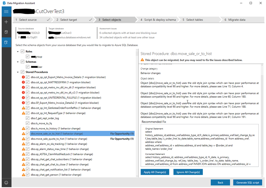 Migrating A Sql Iaas Database To Azure Sql Using Dma Data Migration Assistant